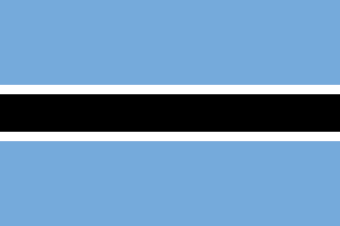 Profil Negara Botswana [Lengkap] - Bendera