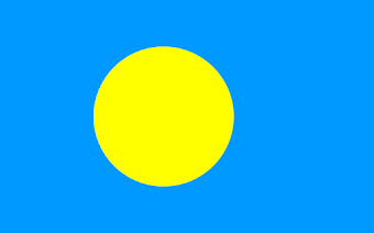 Profil Negara Palau [Lengkap] - Bendera
