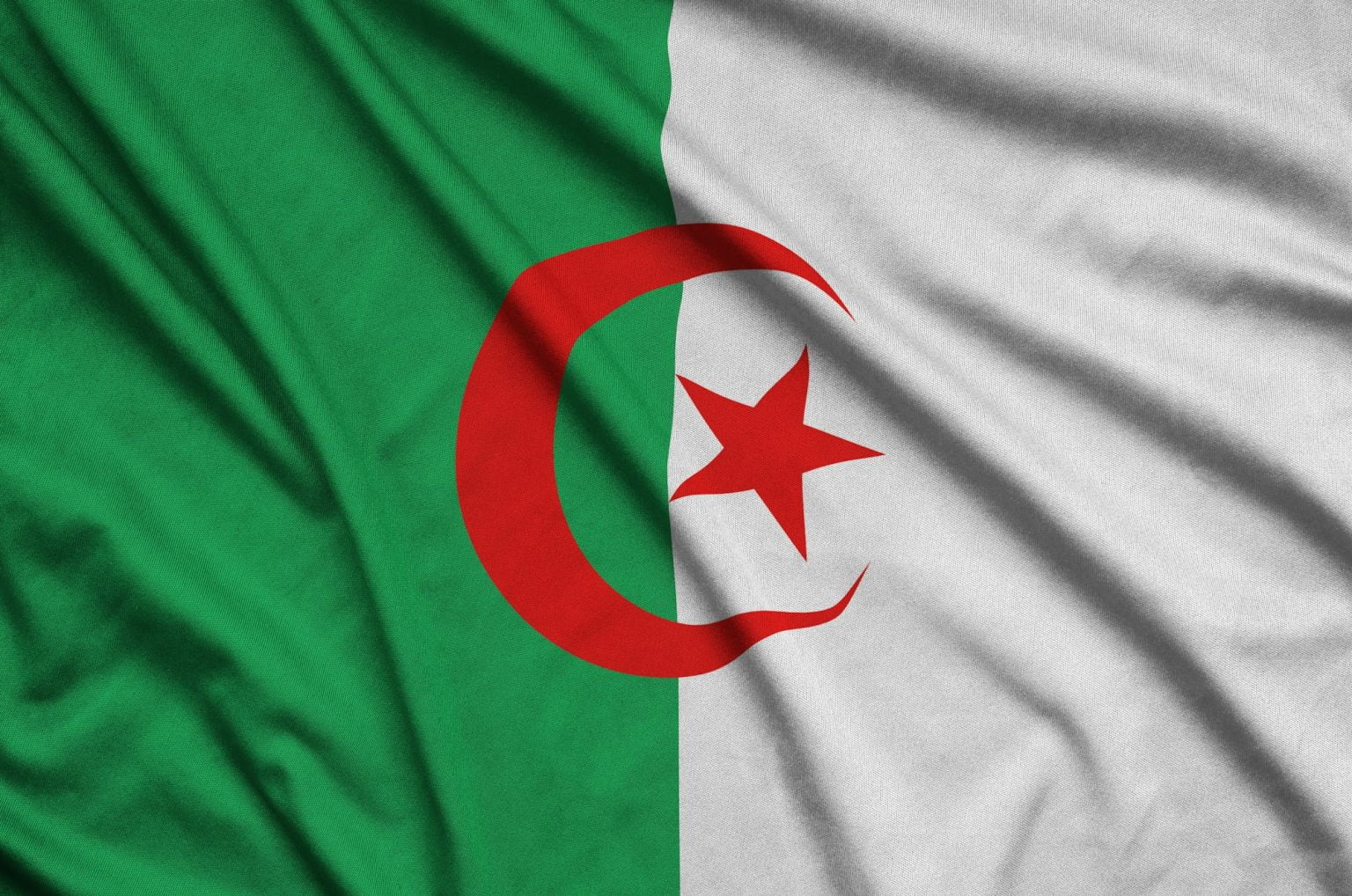 Profil Negara Aljazair / Algeria [Lengkap] - Bendera