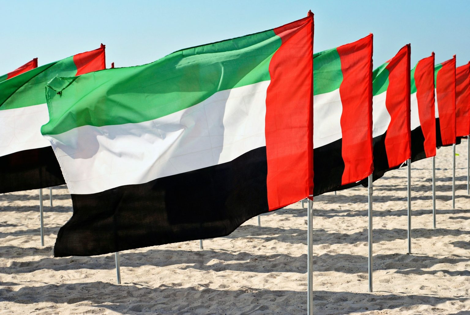 Profil Negara Uni Emirat Arab [Lengkap] - Bendera